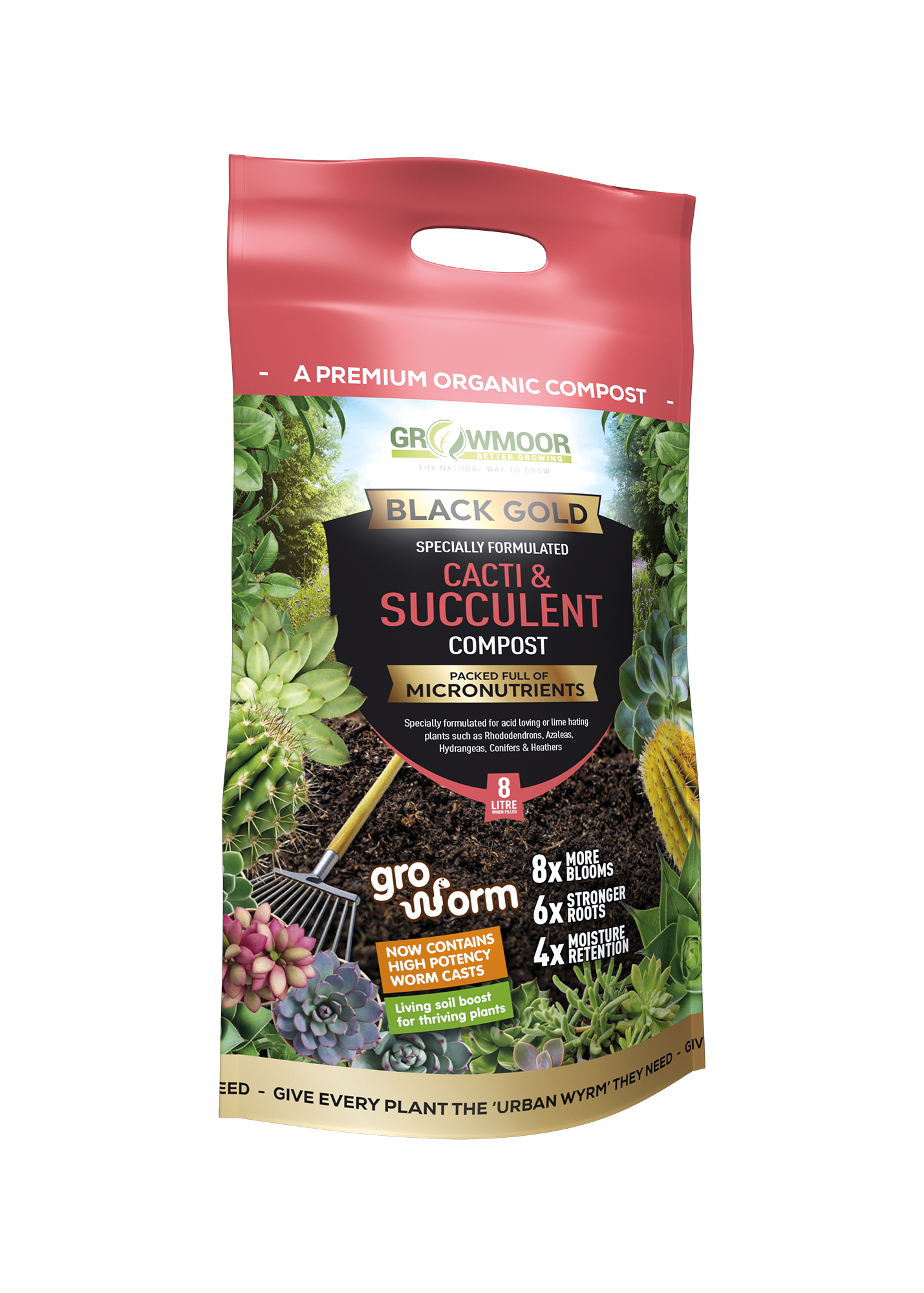Cactus Black Gold Compost 8 Litre Carry Bag – Gro Worm