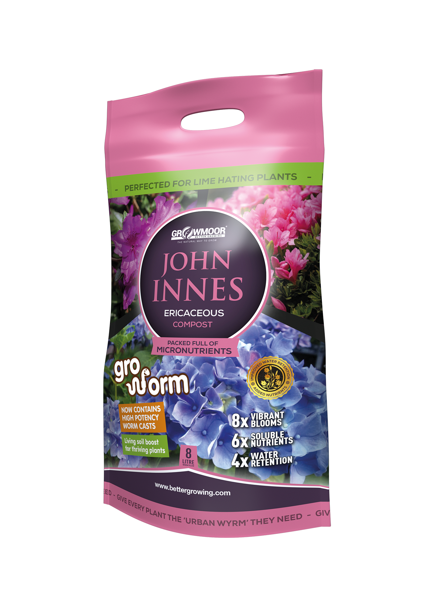 John Innes Ericaceous Compost 8 Litre Carry Bag – Gro Worm